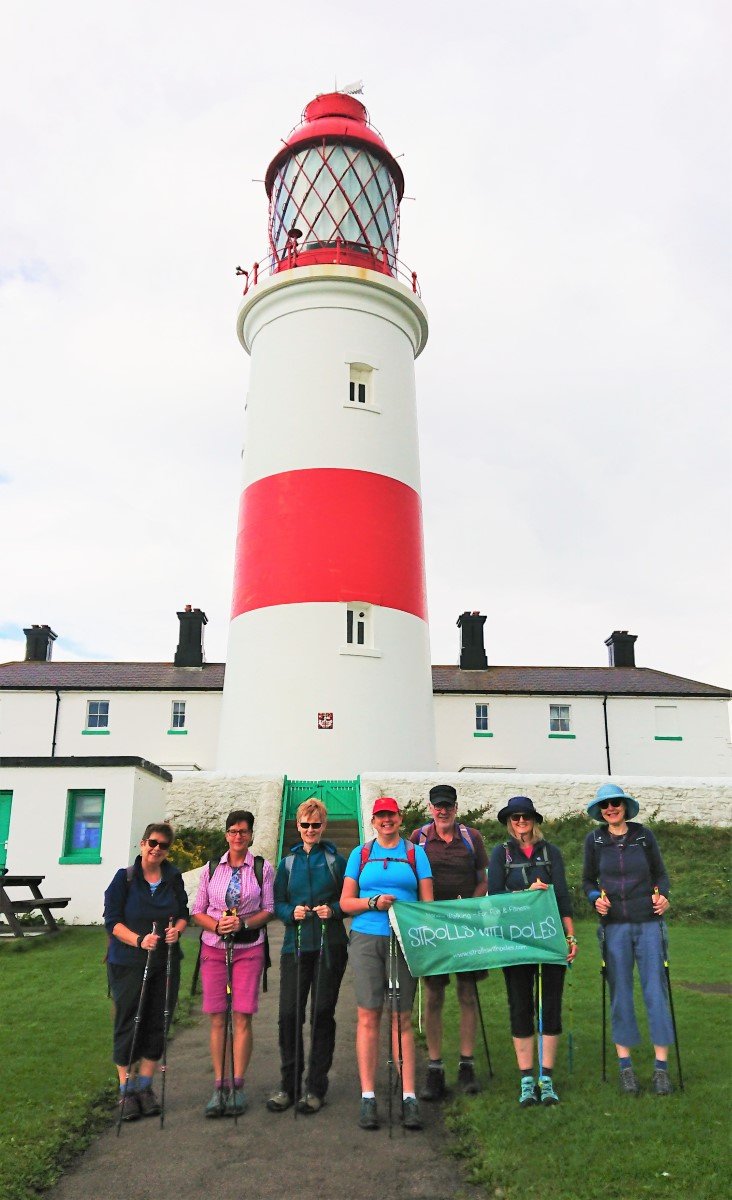 Souter Lighthouse to South Shields - 19th Aug 2023 - Strolls With Poles